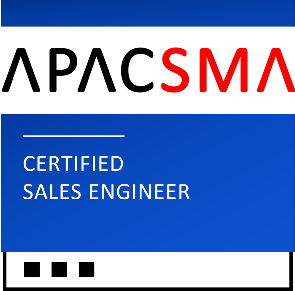 Certified Sales Engineer Training and Certification | APACSMA